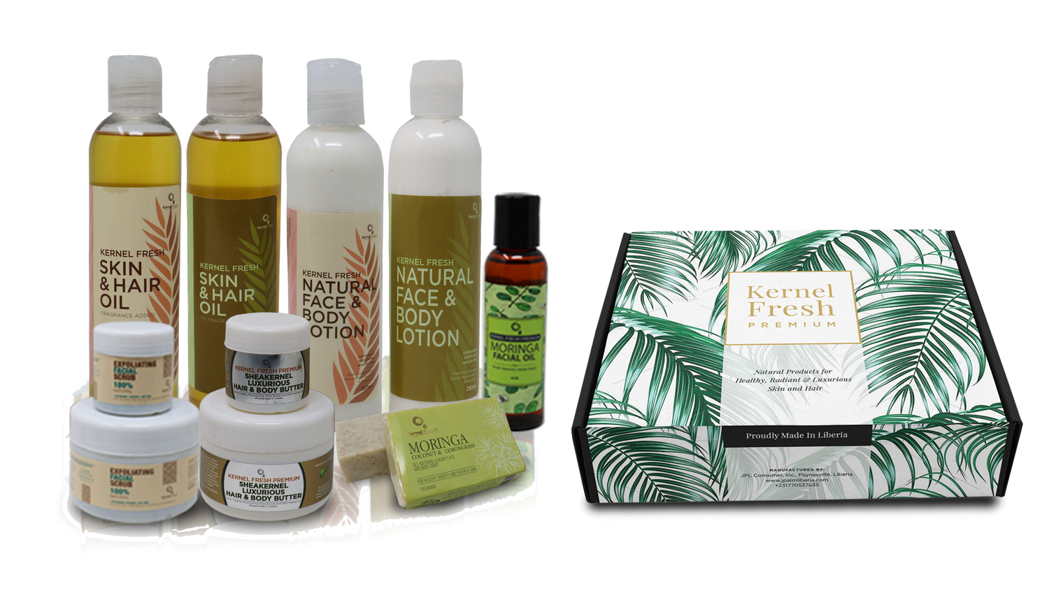 Kernel Fresh Premium: 100% Natural Skin and Hair Care Products