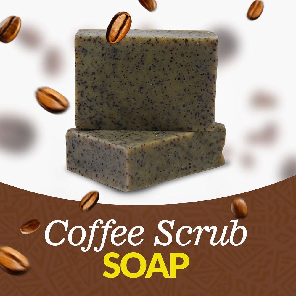 Coffee Scrub Soap – J-Palm Kernel Fresh - Liberia